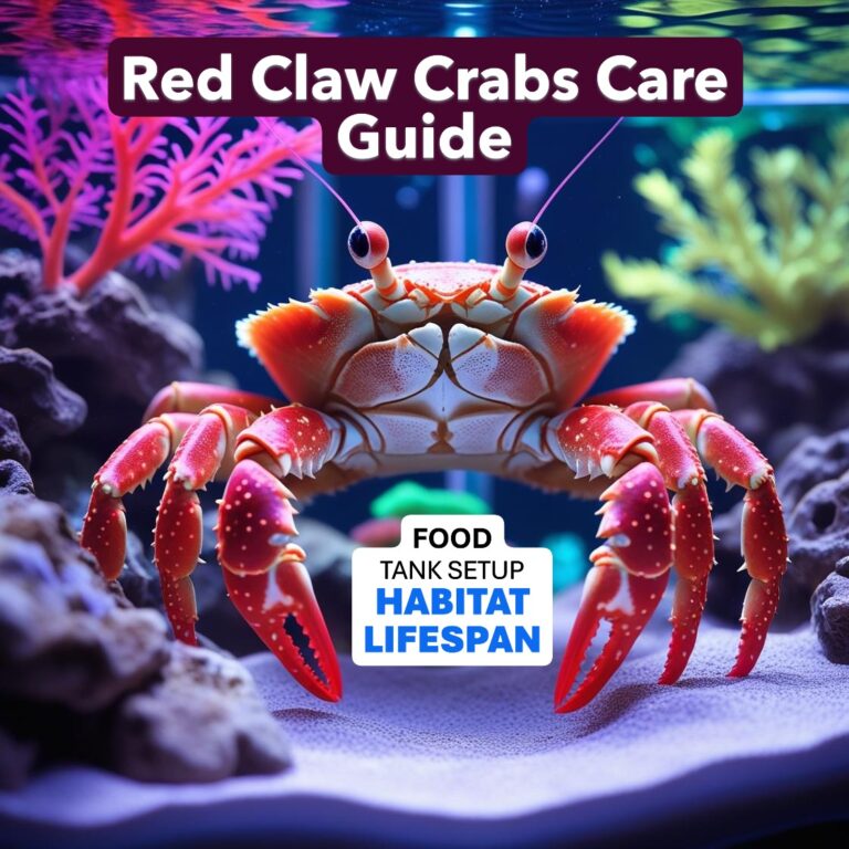 Ultimate Red Claw Crabs Care Guide: 8 Topics Food, Habitat, Tank Setup ...