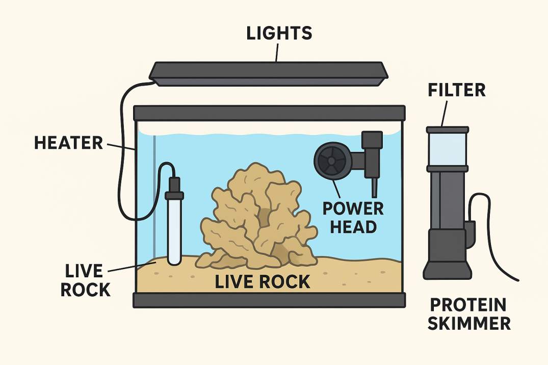 Setting up a Marine Fish Tank for Beginners (Complete Guide + PDF ...