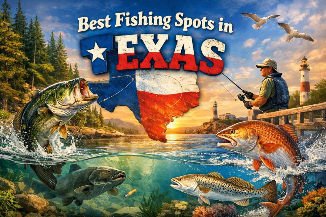 Best Fishing Spots in Texas (Freshwater & Saltwater Guide) - FishioHub