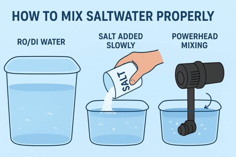Best Salt for Saltwater Aquarium: (Top 4 Marine Salt Mix ) - FishioHub