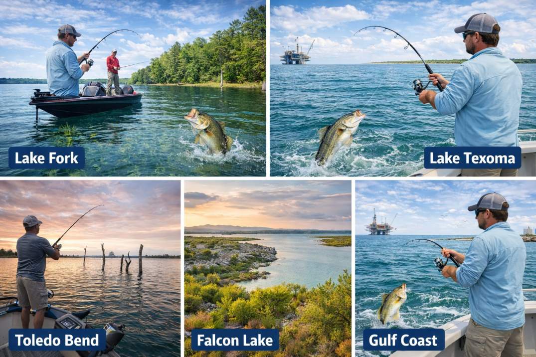 Texas Fishing: Complete Guide to Fishing in Texas (Spots, Seasons ...