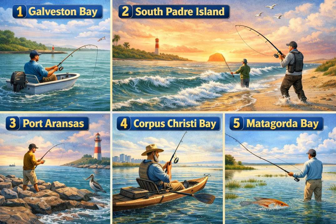 Where Is the Best Saltwater Fishing in Texas? Top Coastal Spots ...