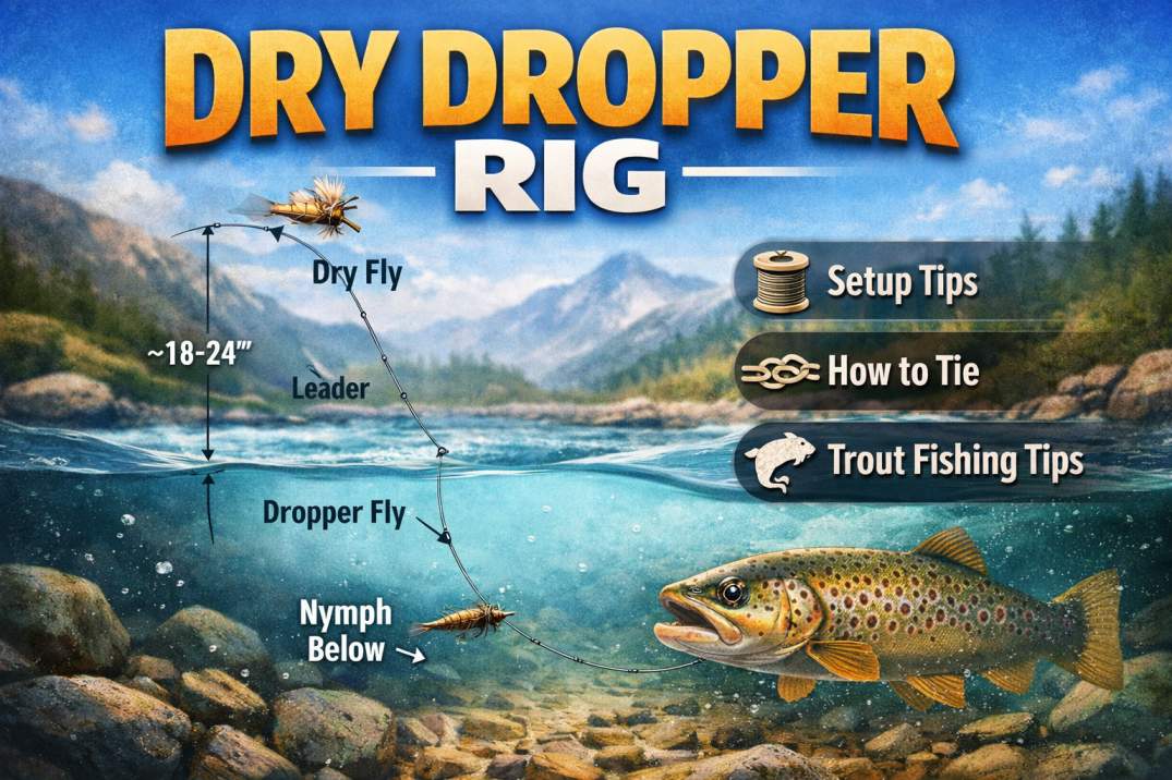 Dry Dropper Rig Explained: Setup, Knots & Trout Tips (2026) - FishioHub