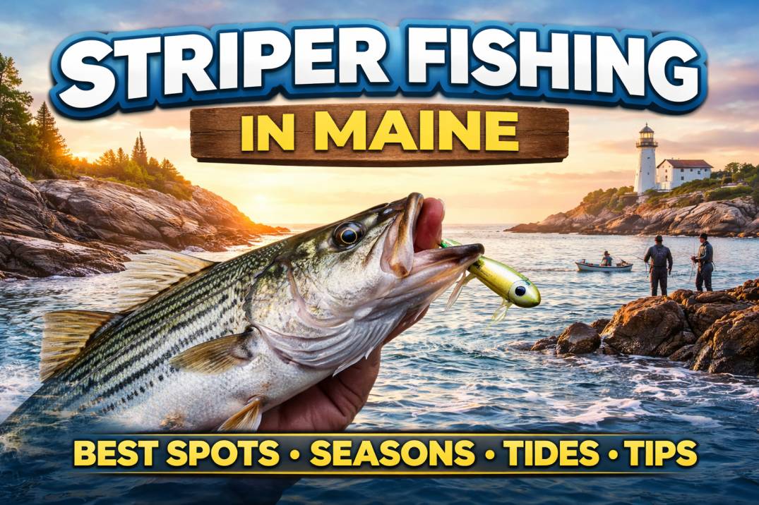 Striper Fishing in Maine: Best Spots, Seasons, Tides, Rules & Pro Tips ...