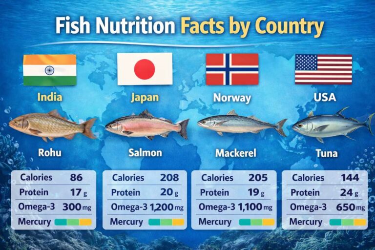 Fish Nutrition Facts 100g (Calories, Protein, Omega-3) – Free Chart ...