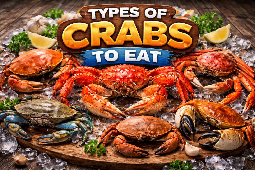 Crab Comparison Guide: Types of Crabs to Eat, Size, Taste & Key ...