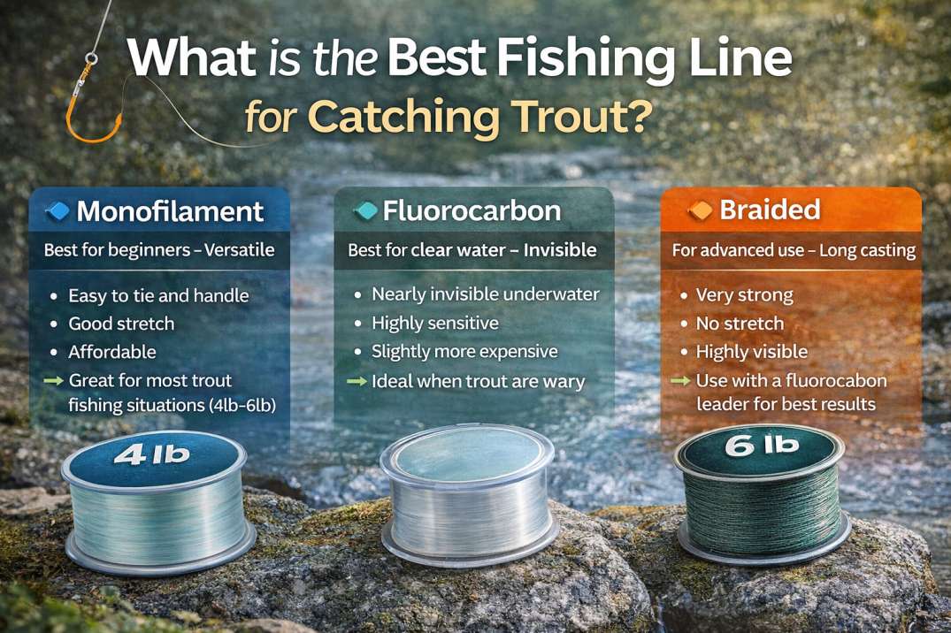 What LB Fishing Line for Trout? (Best 4lb vs 6lb vs 8lb Explained ...